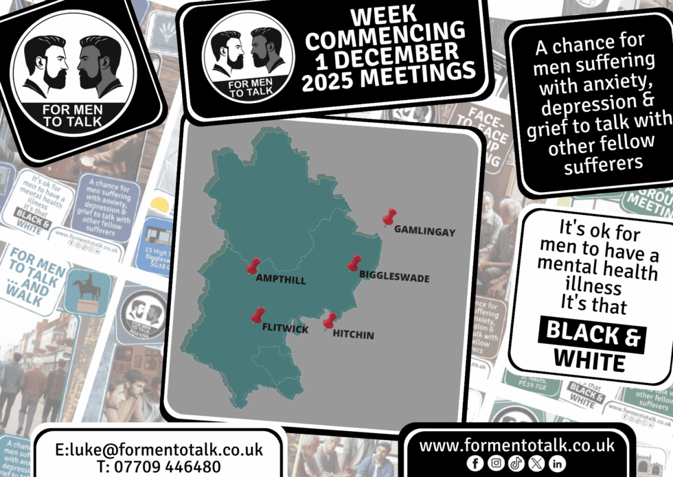 Start the month with support – your voice matters. ‘For Men To Talk ...